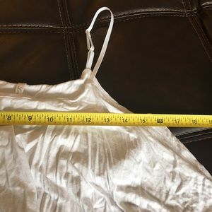 Tops | Ruffle Crop Strappy Shelf Bra Tank Top | Poshmark